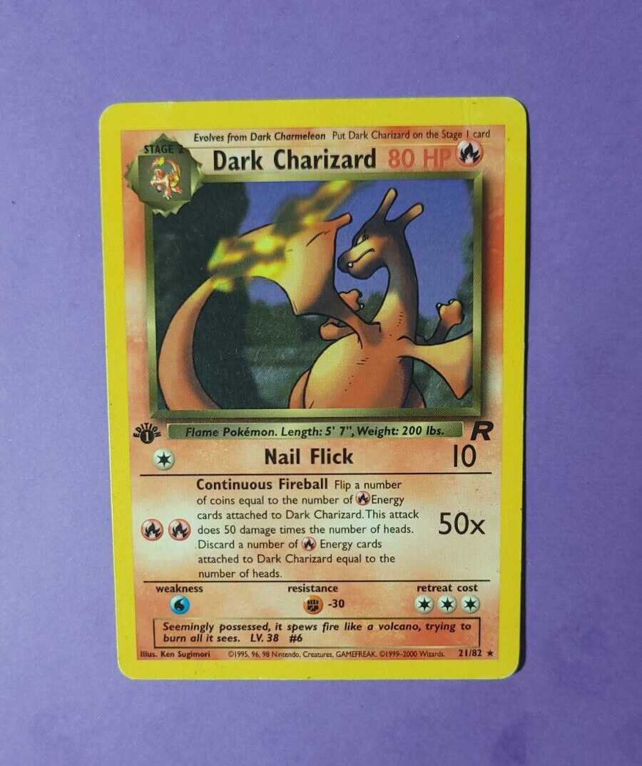 dark charizard 21/82 For Sale - MAVIN