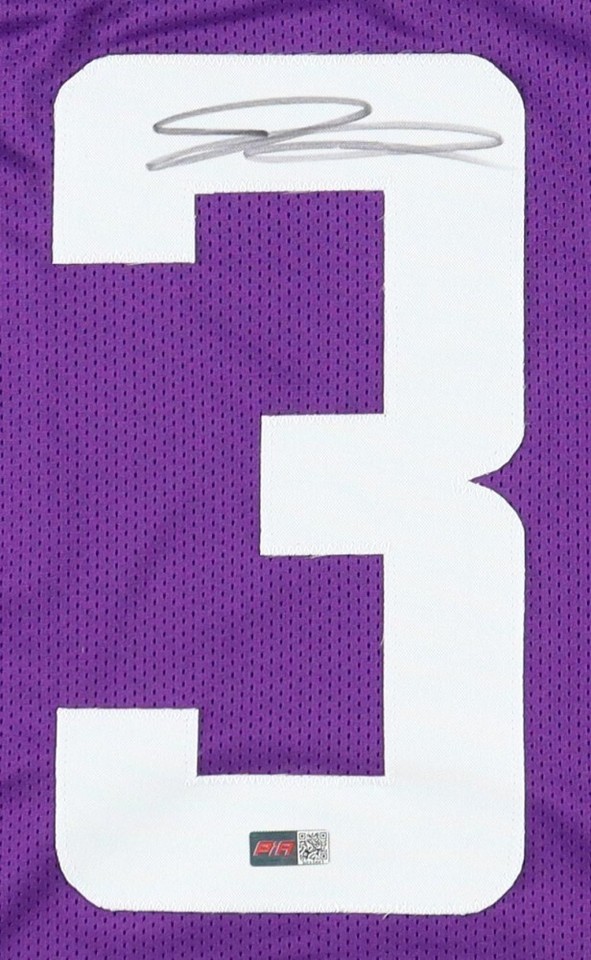 Jordan Addison Signed Minnesota Vikings Jersey (Playball Ink) 2023 1st ...