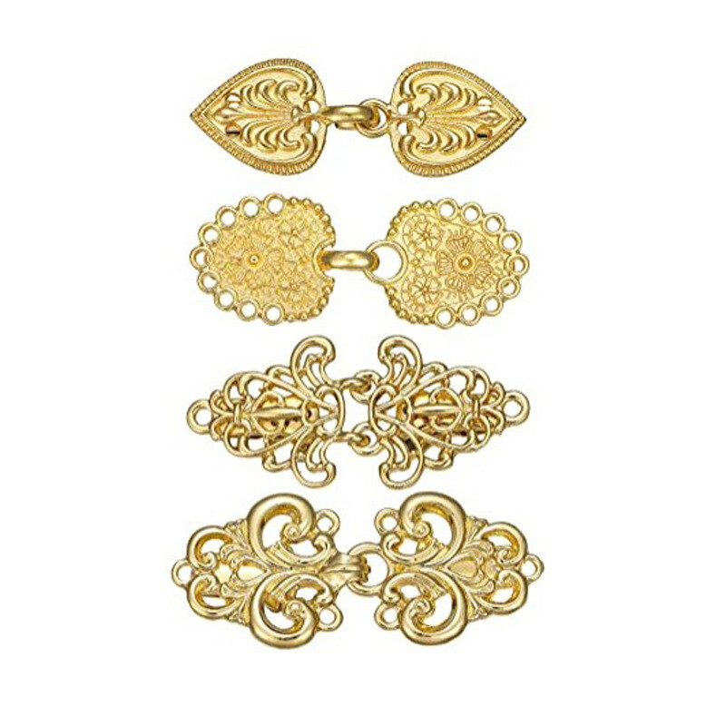 4 Pieces/set Sweater Clips Cloak Clasp Cardigan Clip Vintage Shawl Pin ...