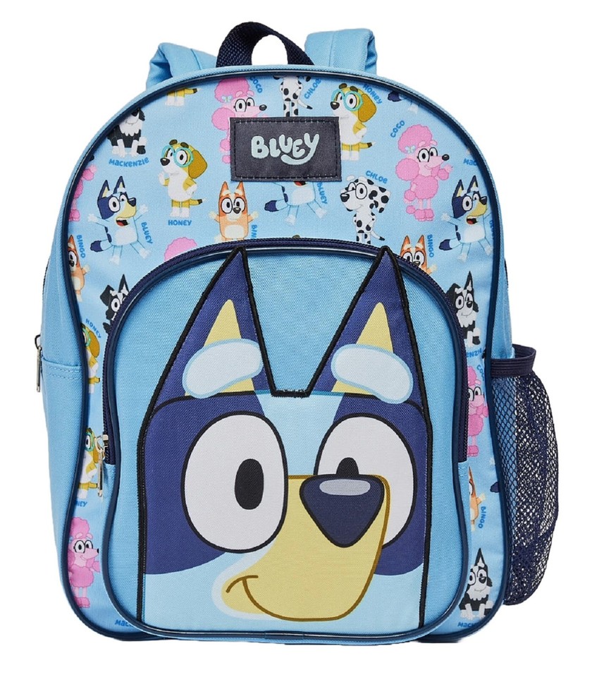 BLUEY 3D OFFICIAL NURSERY BACKPACK SCHOOL BAG BOYS GIRLS TRAVEL BAG ...
