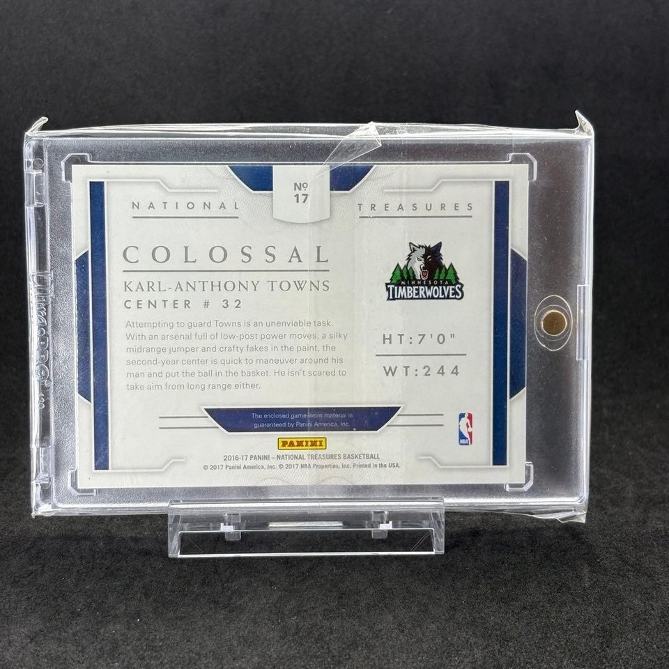 [213] NBA Card Karl-Anthony Towns Towns Memora | eBay UK