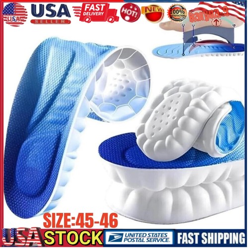 4D CLOUD TECHNOLOGY-Insoles Hiking Trainer Inner Soles Inserts ...