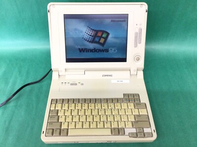 Vintage Beige Compaq LTE Elite 4/75C - 486 Windows 95 - 2850 Laptop ...