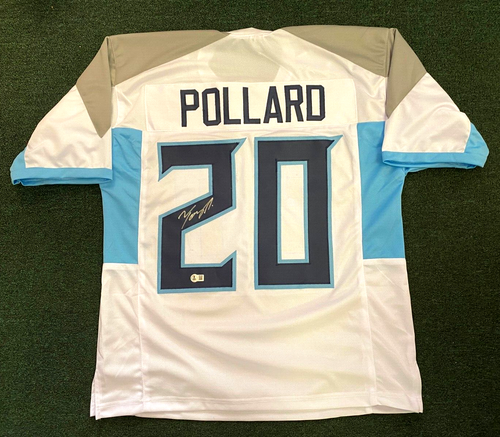 TONY POLLARD TENNESSEE TITANS #20 SIGNED AUTOGRAPHED CUSTOM JERSEY ...