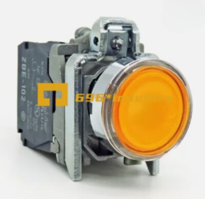 1PCS New XB4-BW35M5 Yellow Light Button Switch XB4BW35M5 AC220V | eBay