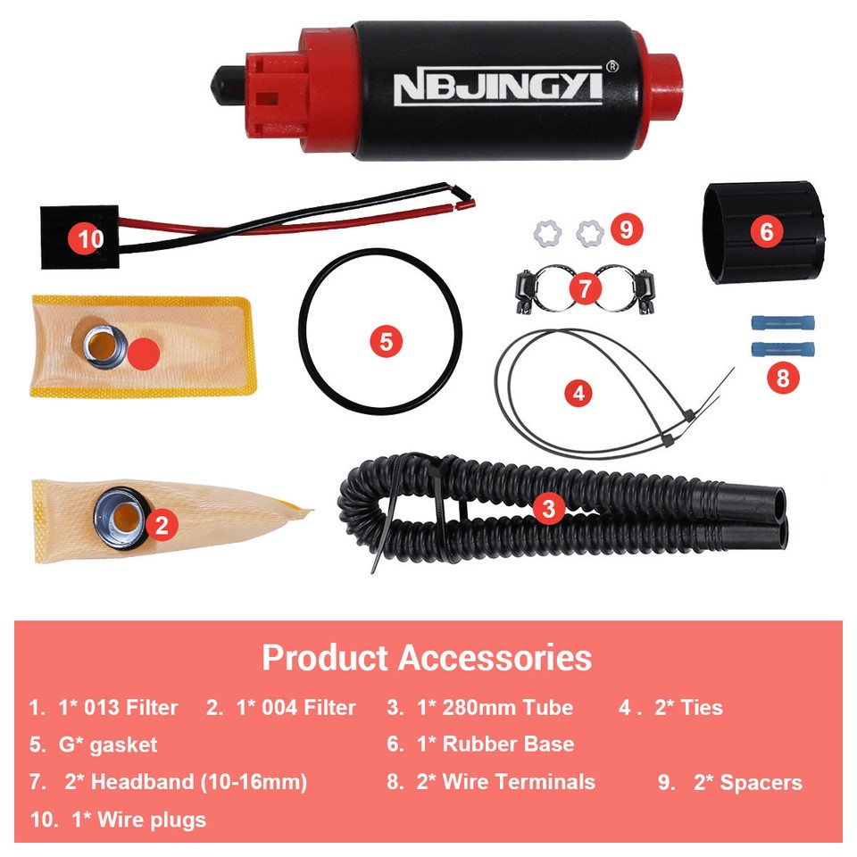 340LPH High Performance Fuel Pump for 5.7L TBI TPI LT1 LT4 LS1 Iroc Z28 ...