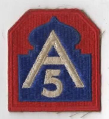 5th Army Patch RED Bdr. [NBS1533] | eBay