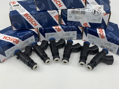 GENUINE GMH BOSCH FUEL INJECTORS Holden Commodore VE LEO 3.6L V6 2007 ...