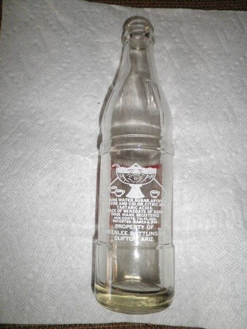 Delaware Punch Soda Bottle, Greenlee Bottling Clifton Arizona | eBay