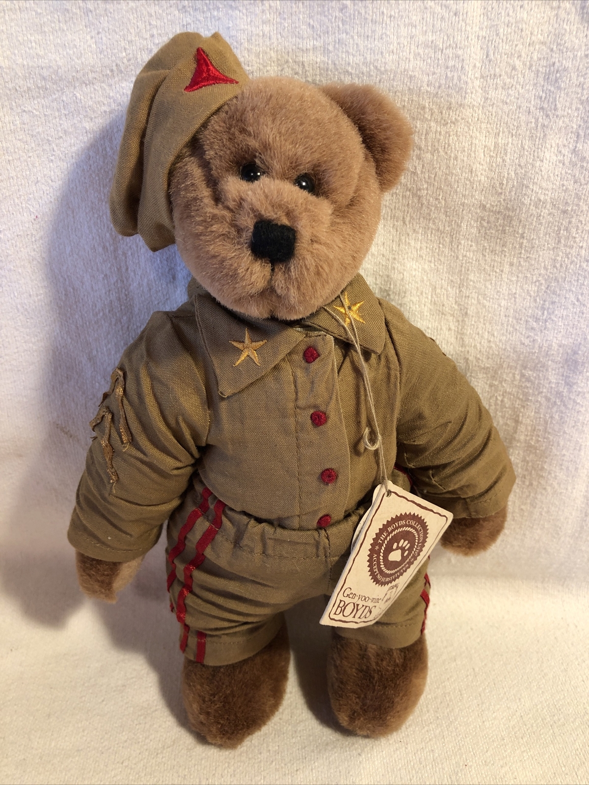 Boyds Bear “Patton Q. Jodibear” Plush Brown Soldier Bear 9” Tall | eBay