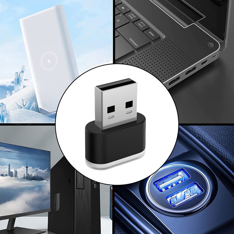 Car Interior USB Mini LED Light Neon Atmosphere Ambient Lamp Bulb ...