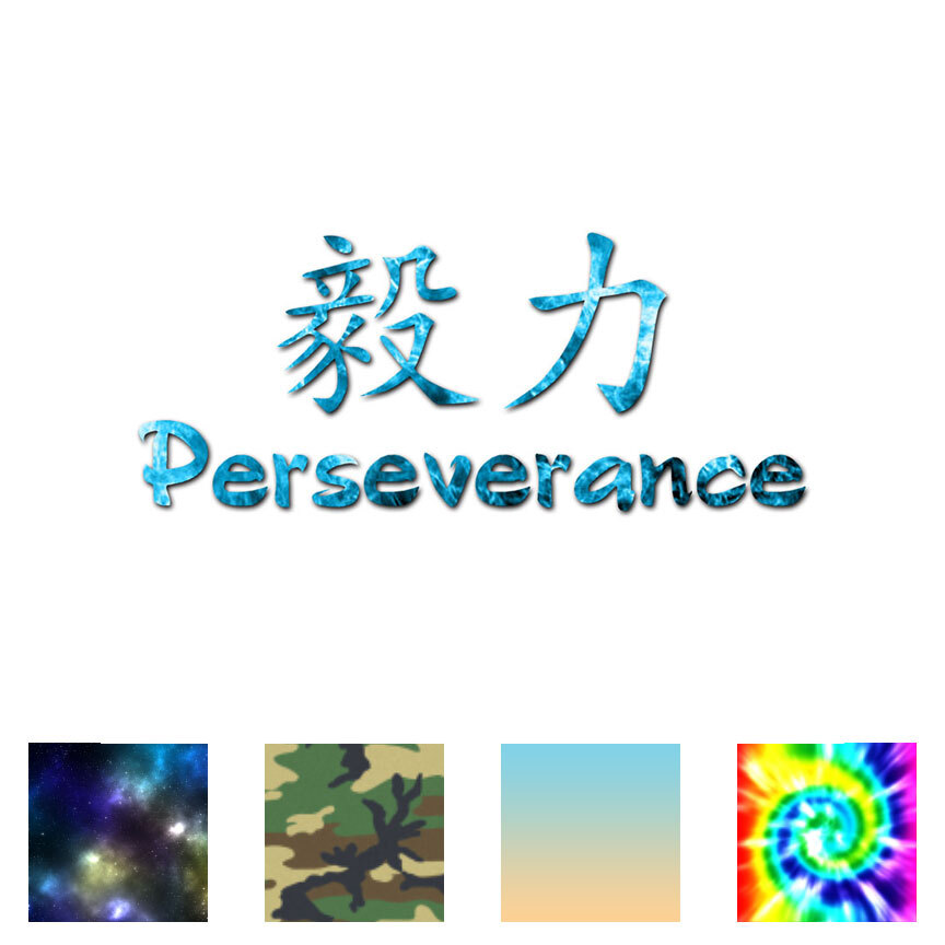 Symbols For Perseverance Perseverance Chinese Symbol Decal Sticker