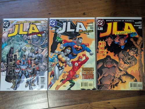 JLA Classified Comic Book Set 1-3 DC Comics Grant Morrison Ed ...