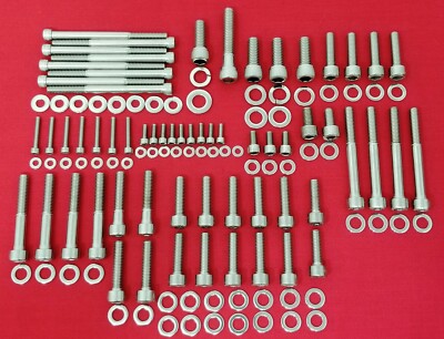 TPI TUNED PORT INJECTION UPPER PLENUM BOLT KIT POLISHED STAINLESS 85-92 ...