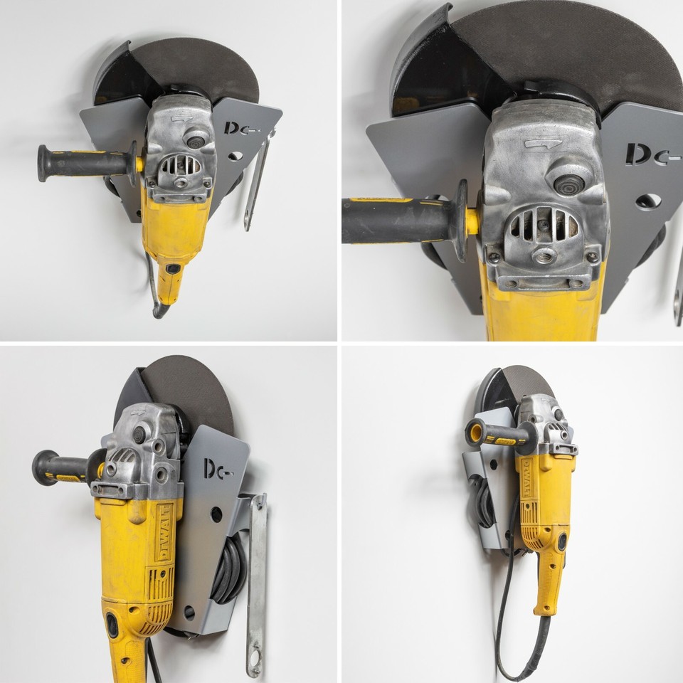 Angle Grinder Wall mount Holder / Rack for 9'' 230mm / & 7'' 180mm ...