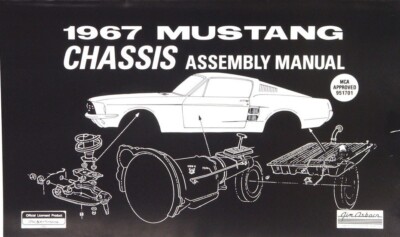 67 MUSTANG CHASSIS ASSEMBLY MANUAL 1967 | eBay Australia