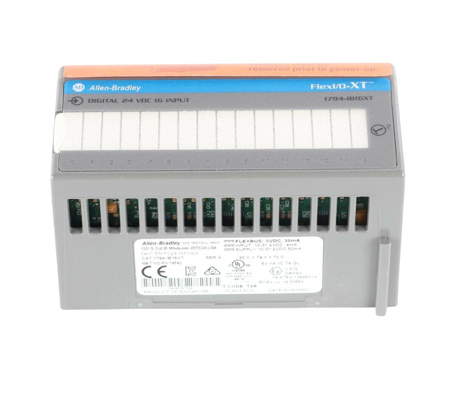 Allen-Bradley 1794-IB16XT PLC Input Module for sale online | eBay