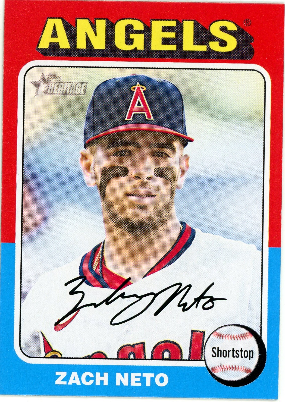 2024 Topps Heritage Zach Neto #265 Angels | eBay