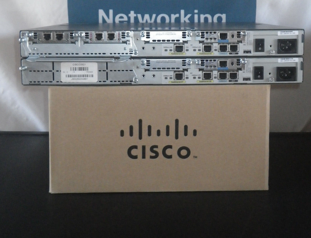 Cisco 2610 Router NM-2V VIC 2FXO 2FXS T1 Voice VoIP CCNP CCIE 1-Year ...