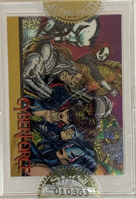 Wizard Comics Series III Limited Serial Numbered Chromium CyberForce ...