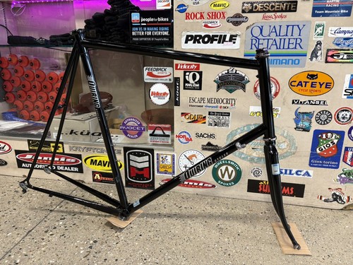 Quiring Steel Road Frameset Chris king Made In Michigan USA 69cm ST 59. ...