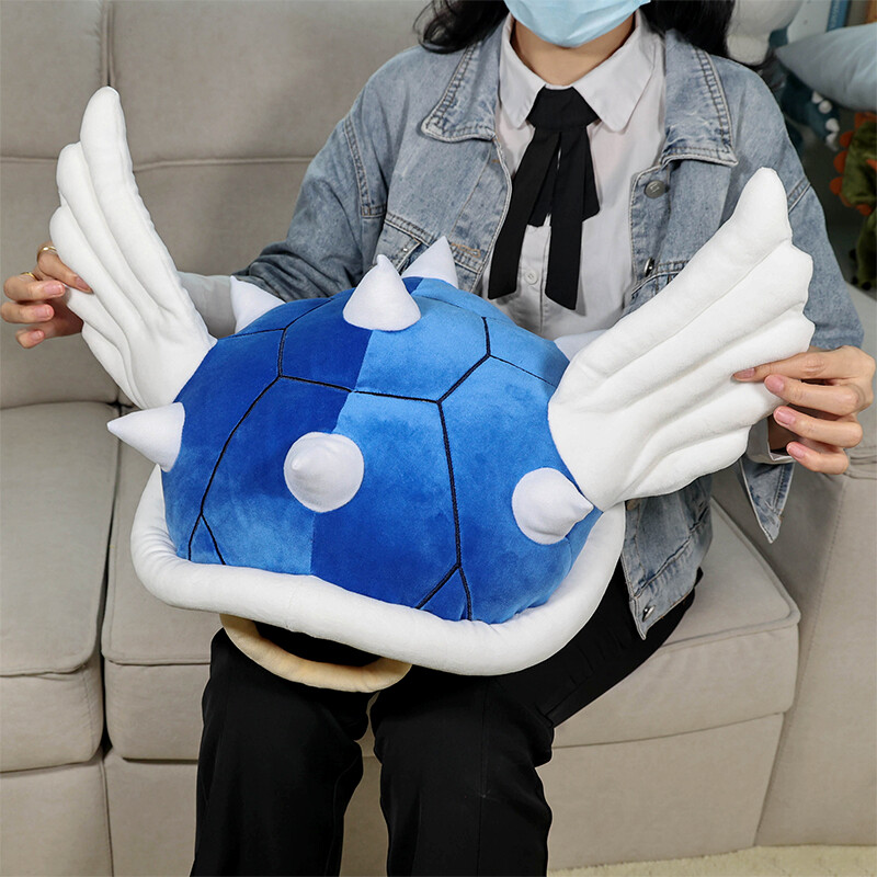 Super Mario Bros Spiny Shell Plush Stuffed Doll Pillow Toys Kids ...