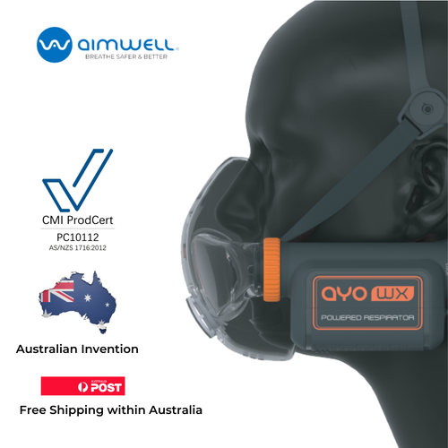 Powered Air-purifying Respirator System PAPR P3 | Dust Protection | AYO ...