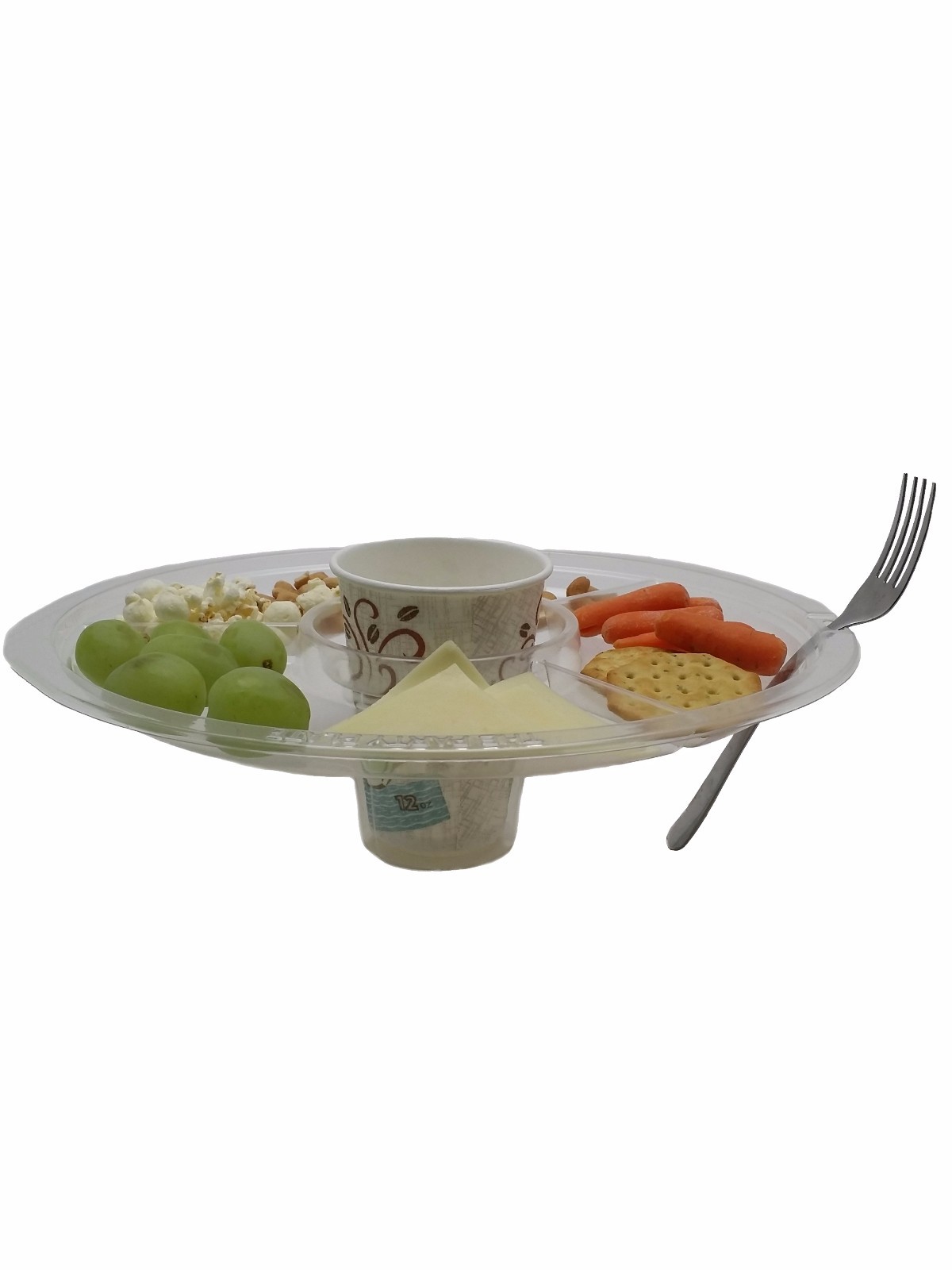 Oval Clear Plastic Party Plates one hand premium food Service plates | eBay