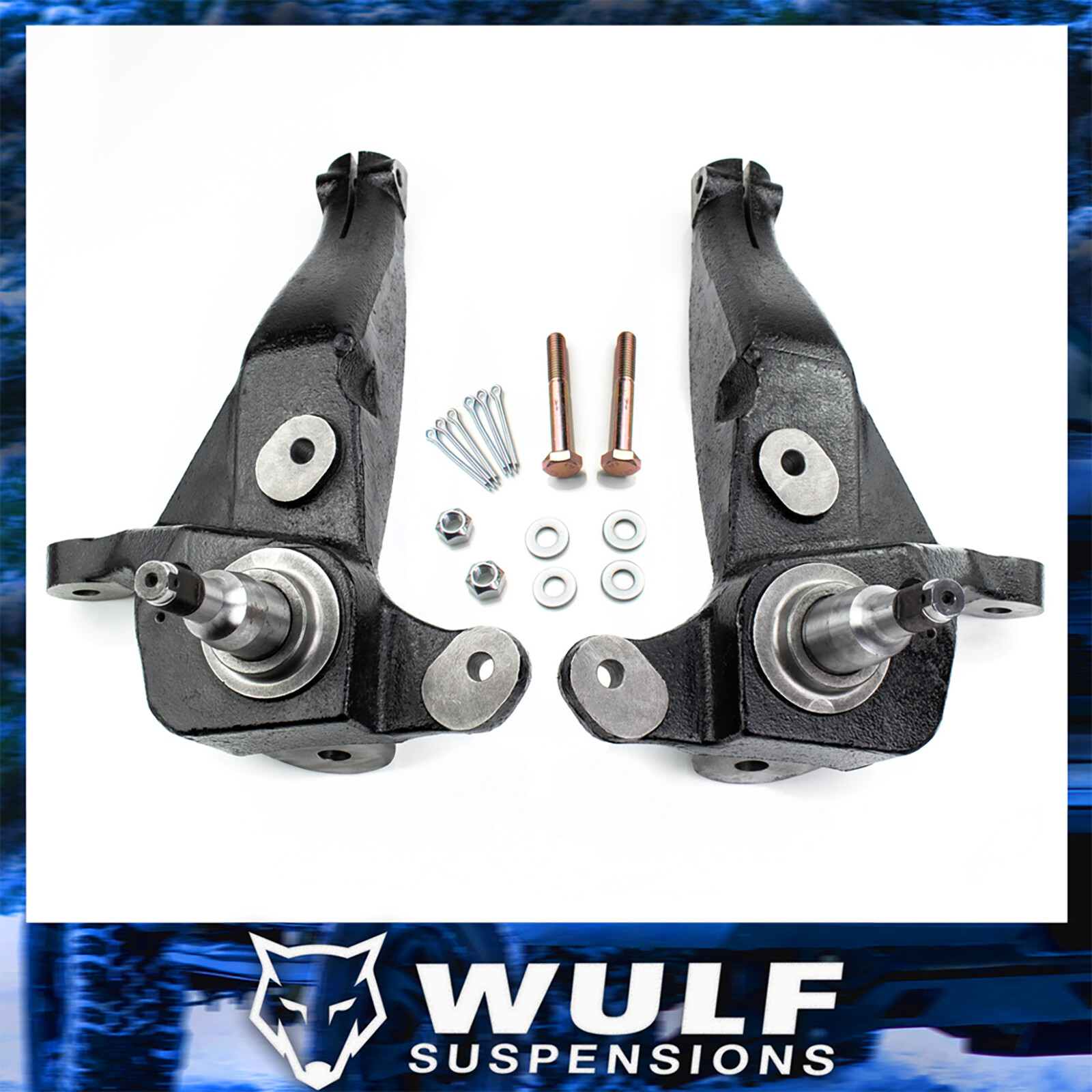 WULF 4" Front Spindle Lift Kit For 01-11 Ford Ranger 2WD Torsion Bar ...