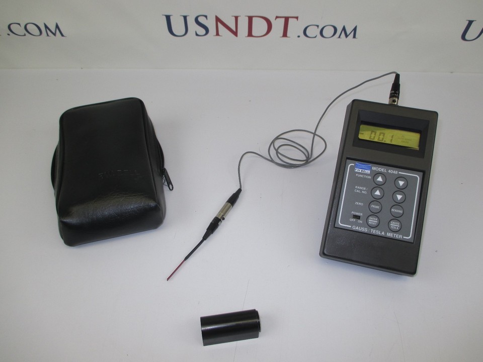 F W Bell 4048 Gauss Meter NDT Magnetic Particle Inspection Magnaflux ...