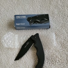 Cold Steel Night Force 4" Folding Pocket Knife - Black (63NF) for sale ...