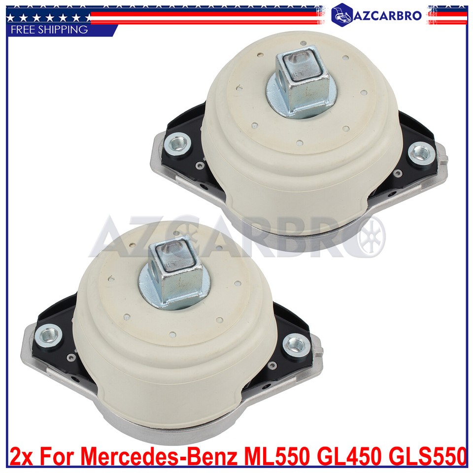 2pcs Fits For Mercedes-Benz GL550 2013 - 2016 New Engine Mount Right ...