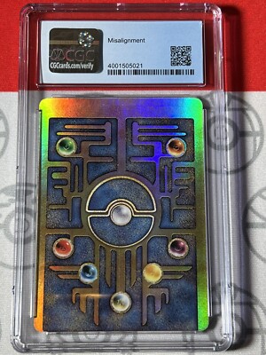 ERROR CGC 9 ANCIENT MEW Holo Promo 2000 Pokemon Mint Miscut ...