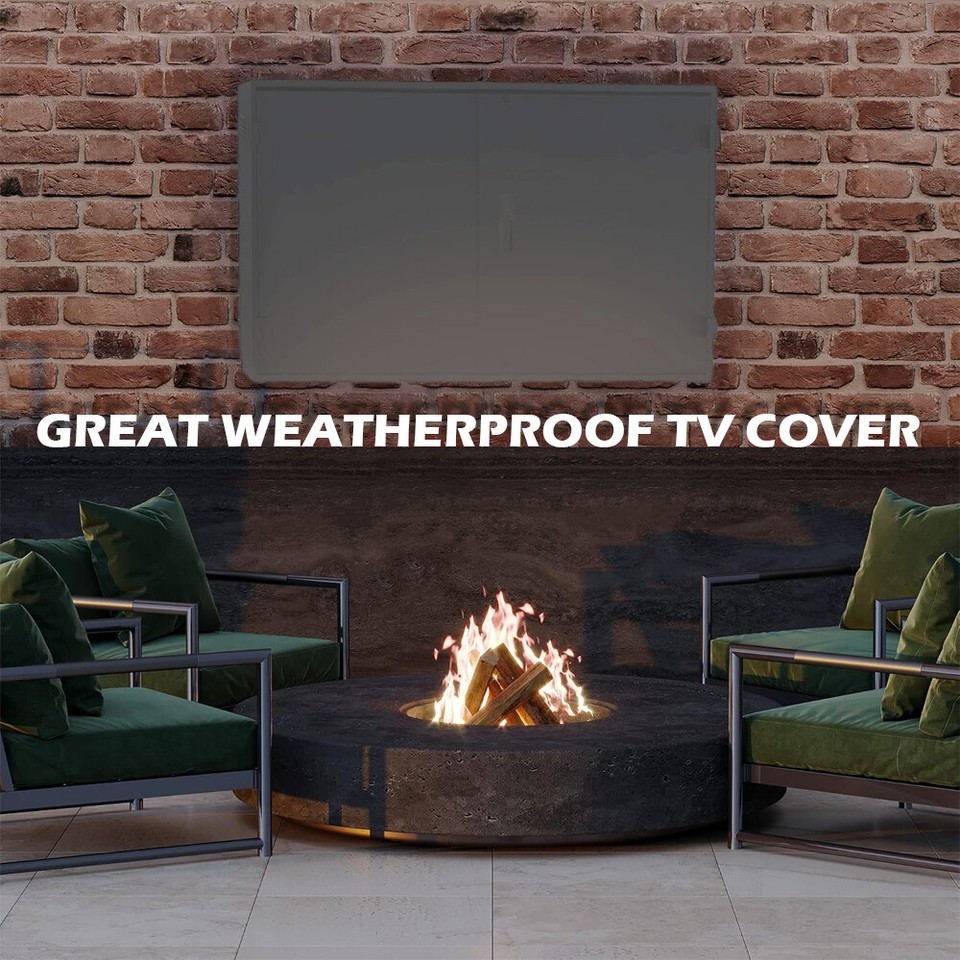 Outdoor TV Cover For Flat Screens Weatherproof Television Protector 30 ...