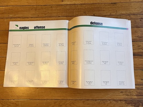 Sunoco NFL Action ‘72 56 Page Stamp Album Unused ~200 Football Stickers ...