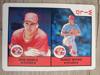 1990 Major League All Stars Wild Card Rob Dibble/Randy Myers Reds | eBay