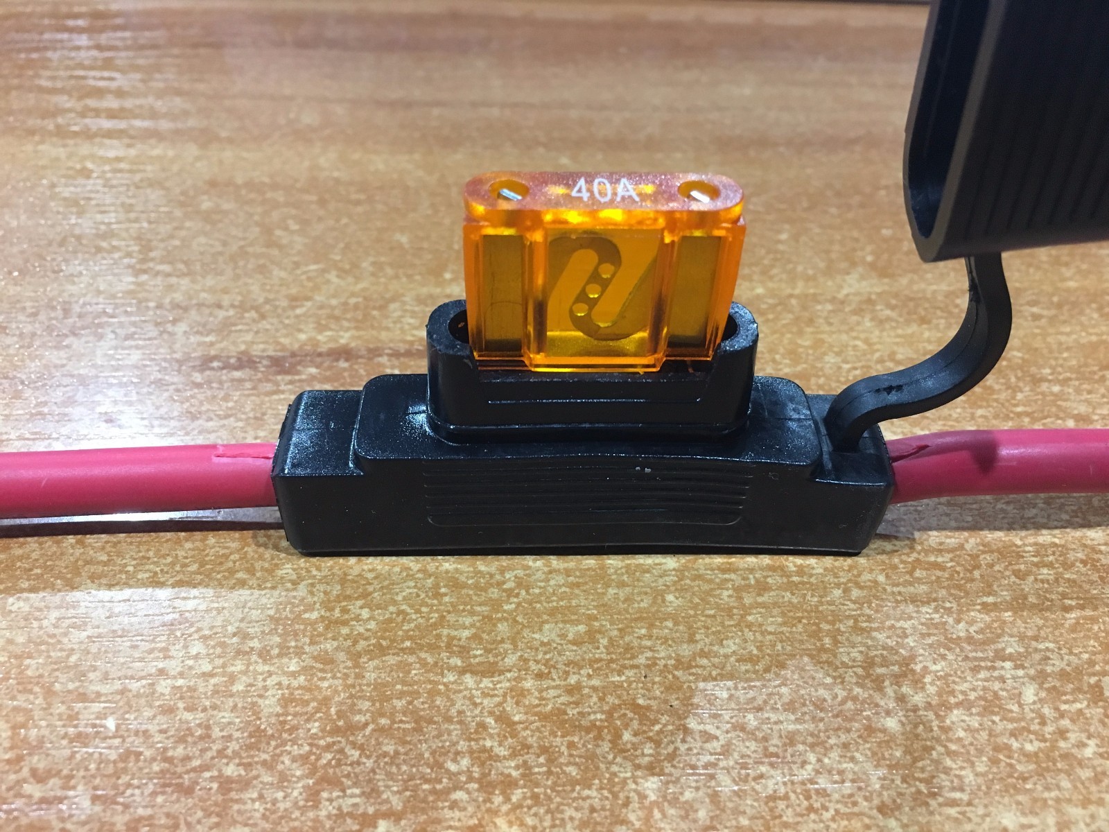 Inline Blade Fuse Holder Maxi – 40 AMP 6AWG 6B&S Wire & 2 x 40 AMP ...