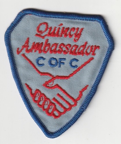 VINTAGE PATCH - QUINCY AMBASSADOR C OF C - ILLINOIS | eBay