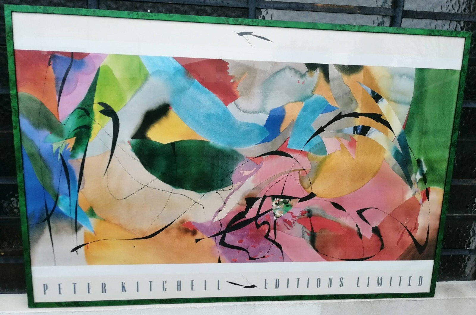 Peter Kitchell Boomerang Arrows 1989 Limited Editions Signed Poster ...