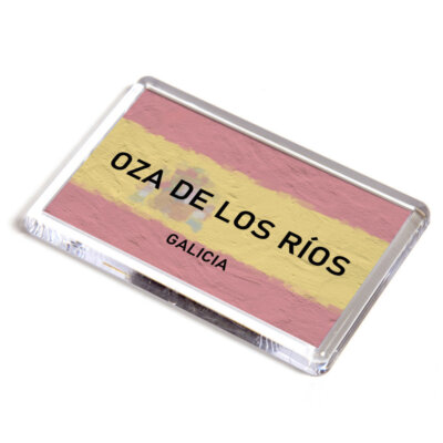 FRIDGE MAGNET - Oza de los Rios - Galicia - Spain Flag | eBay UK