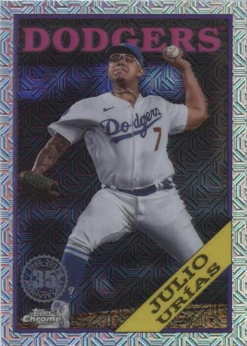 2023 Topps Series 2 - 1988 Topps Chrome Silver Pack Mojo Julio Urias ...
