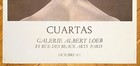 GREGORIO CUARTAS ORIGINAL ART POSTER PRINT EXHIBITION GALERIE ALBERT ...