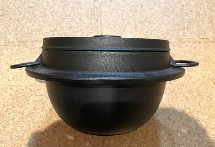 Iwachu Cast Iron Rice Cooker Gohan Nabe Pot Nanbu Tekki 3 Go IH ...