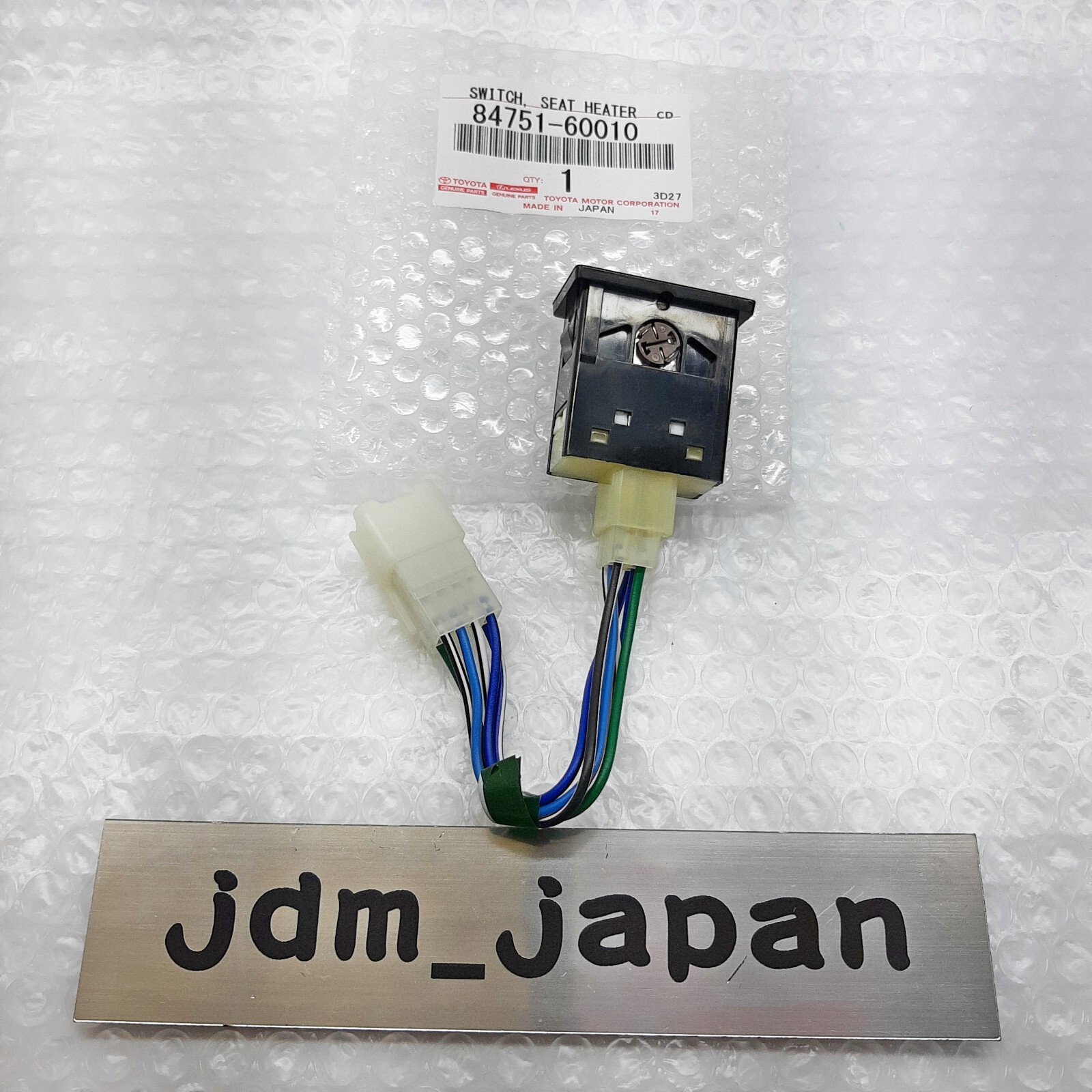 TOYOTA SEAT HEATER SWITCH LH RH LANDCRUISER 84751-60010 84751-60020 ...