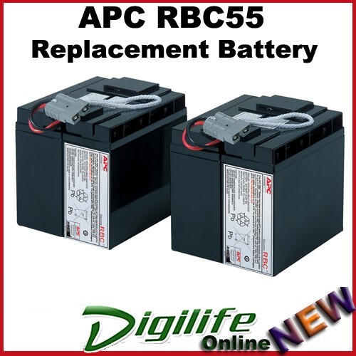 Genuine Original APC RBC55 PREMIUM REPLACEMENTBATTERY CARTRIDGE,1Y ...