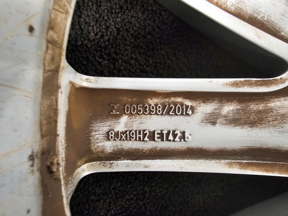 14-17 Volvo XC90 19"x8" 10-Spoke Turbine Silver Alloy Wheel 31362276 | eBay