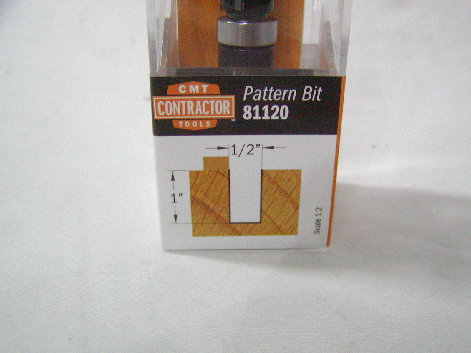 1/2 D Straight Pattern 1/2 Top Bearing Bit Carbide Tip Router Bit ...