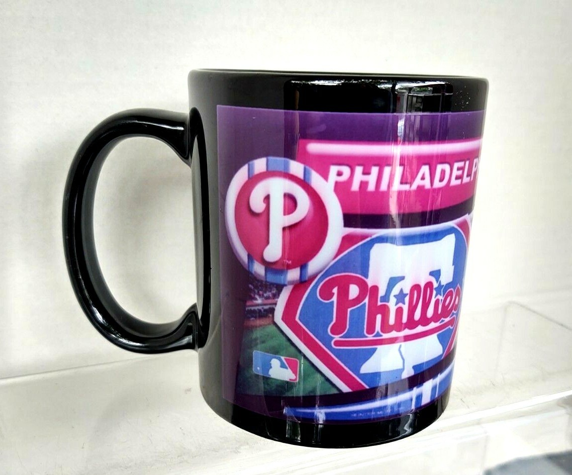 Philadelphia Phillies 16 oz Souvenir Baseball MLB Fan Coffee Tea up Mug ...