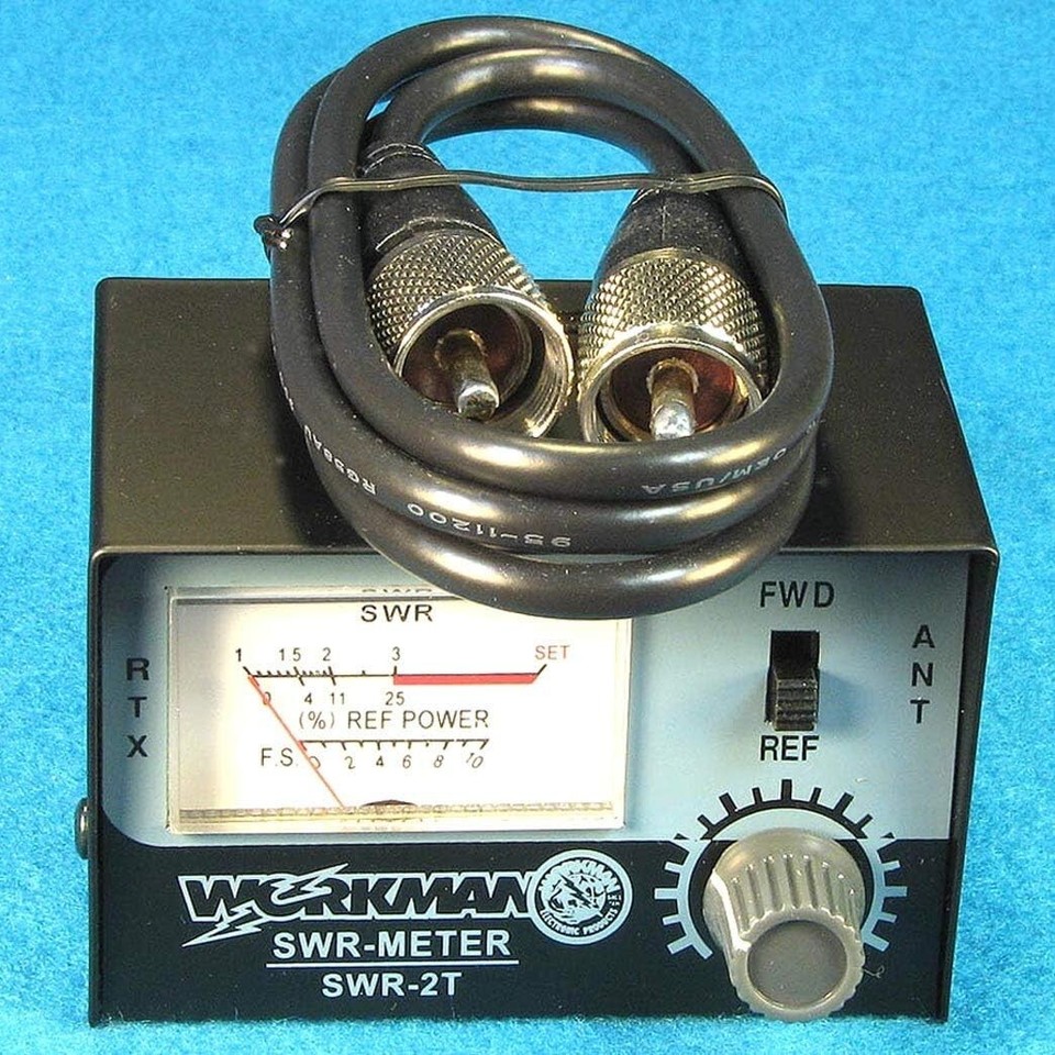 Professional SWR Meter for CB Radio Antennas - Heavy Duty with Jumper ...