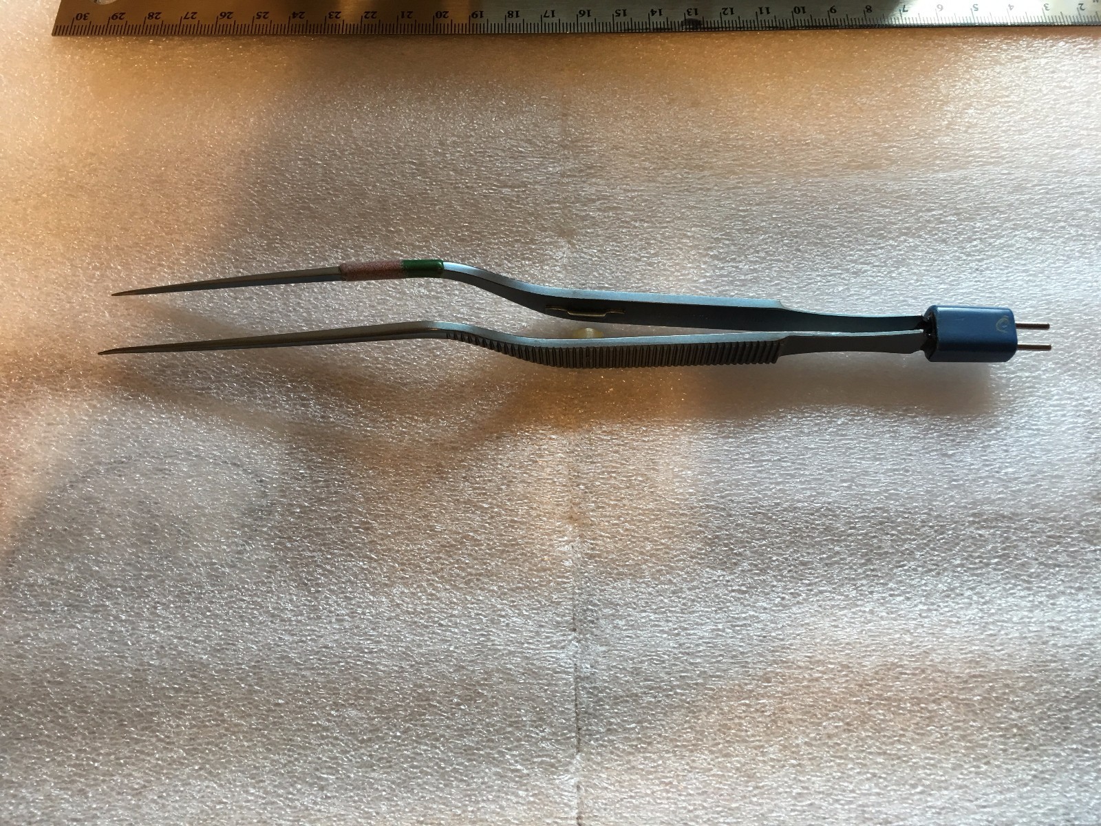 Codman 9303N Surgical Neuro Malis Titanium Bayonet Bipolar Forceps 80 ...